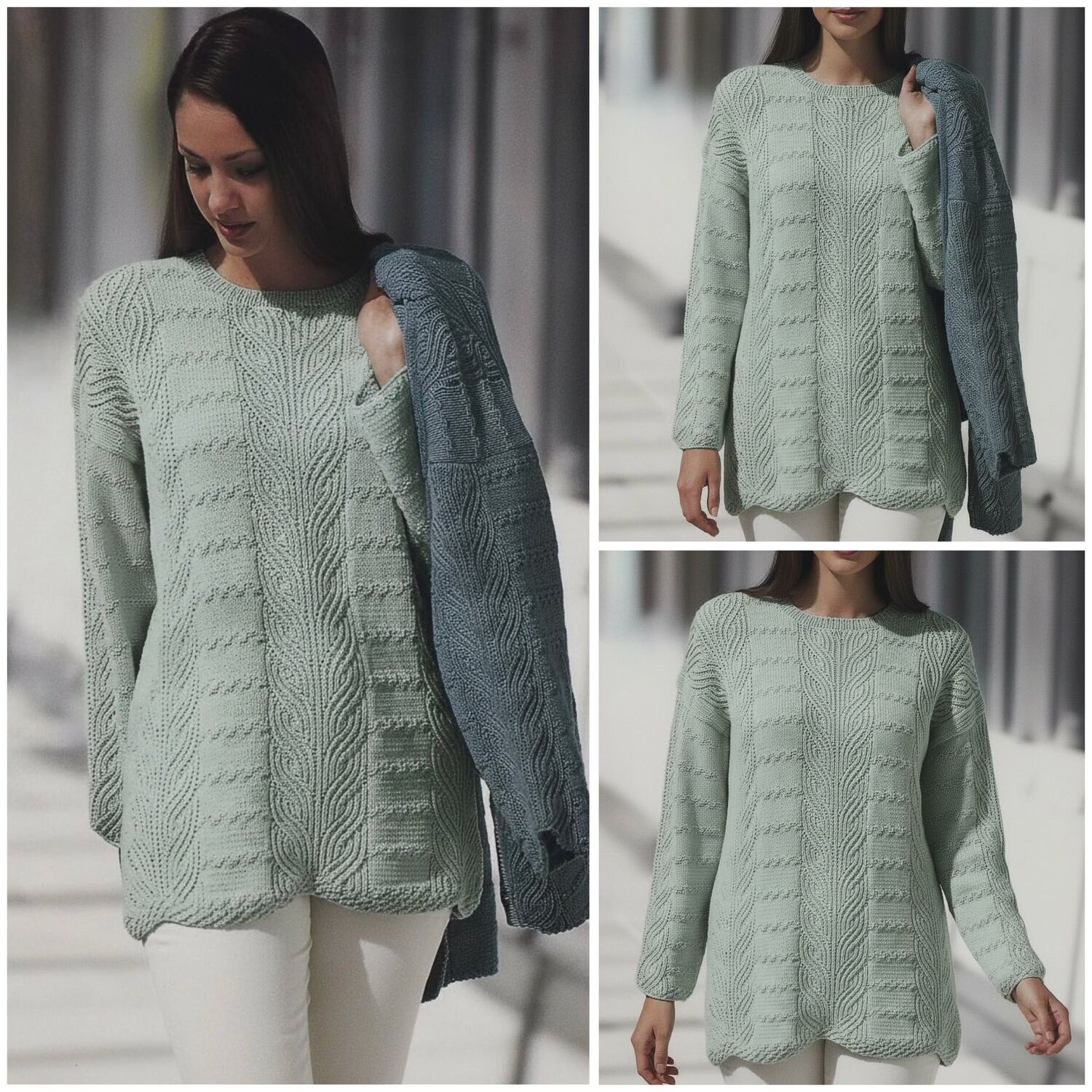 Brioche Stitch Sweater - Free Knitting Patterns