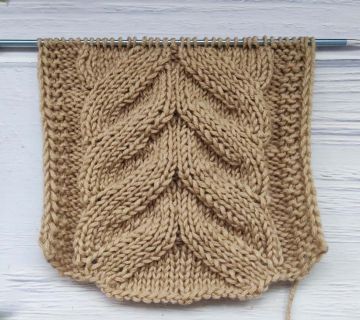 Mock Cable Stitch Knitting Pattern - Free Knitting Patterns