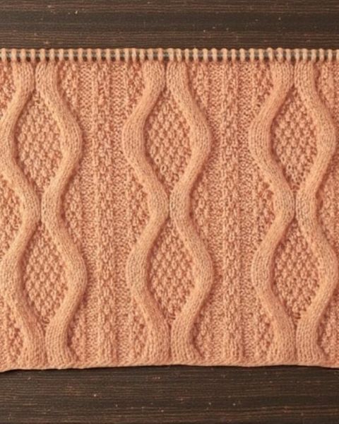 Diamond Knit Stitches - Free Knitting Patterns