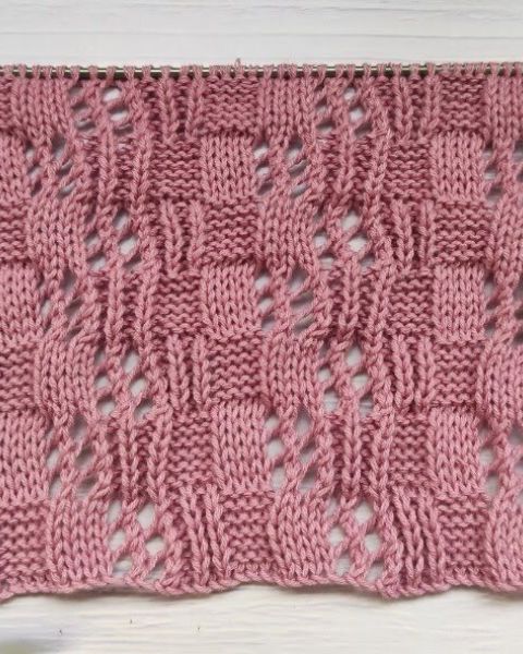 Checkerboard Stitches - Free Knitting Patterns