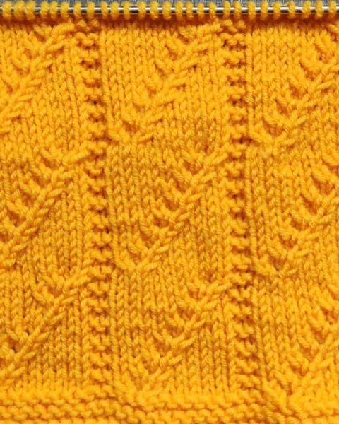 Fancy Knit Stitches - Free Knitting Patterns