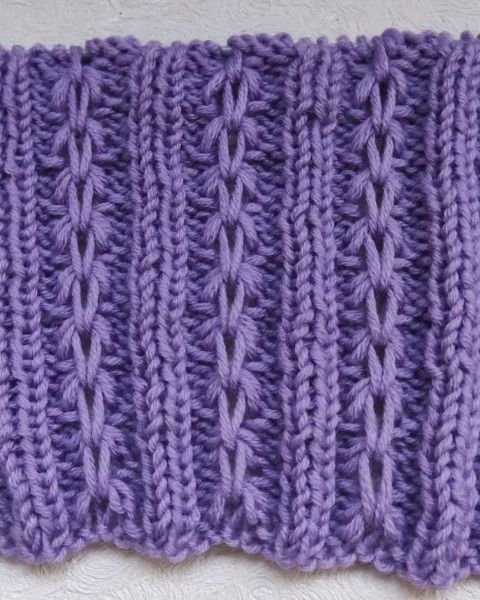 Fancy Knit Stitches - Free Knitting Patterns