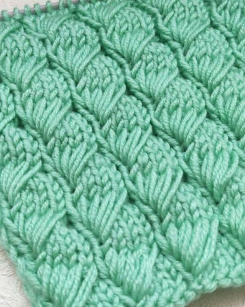 Fancy Knit Stitches - Free Knitting Patterns