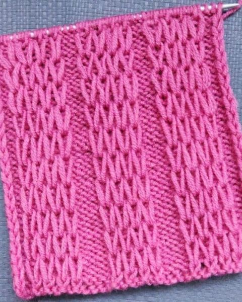 Fancy Knit Stitches - Free Knitting Patterns