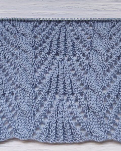 Lace Cable Knit Patterns - Free Knitting Patterns