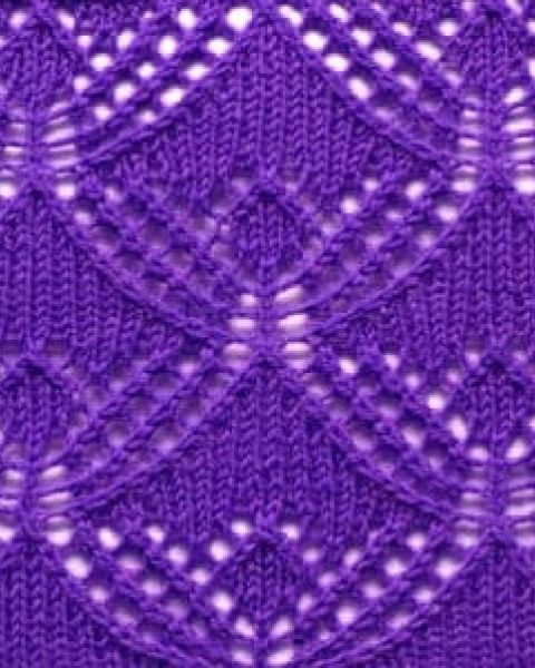 Eyelet, Lace Knit Stitches - Free Knitting Patterns