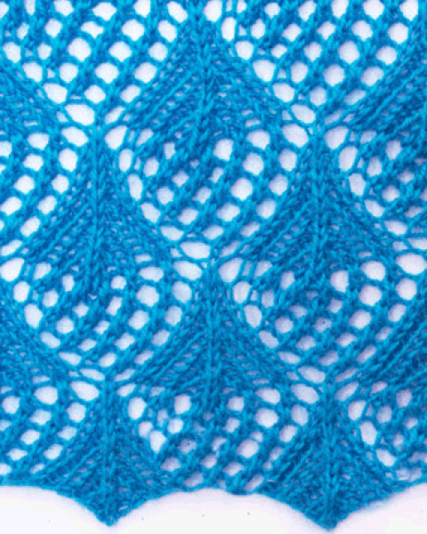 Eyelet, Lace Knit Stitches - Free Knitting Patterns