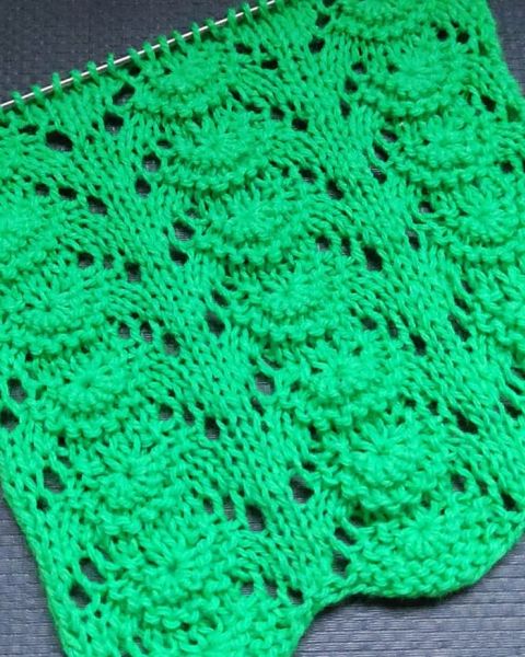 Eyelet, Lace Knit Stitches - Free Knitting Patterns
