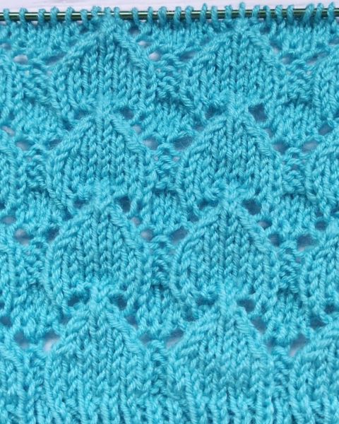 Eyelet, Lace Knit Stitches - Free Knitting Patterns
