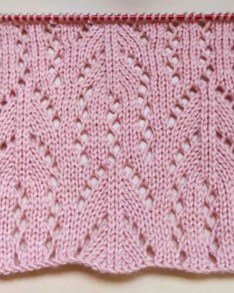 Eyelet, Lace Knit Stitches - Free Knitting Patterns