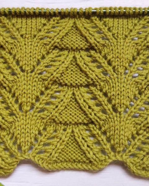 Eyelet, Lace Knit Stitches - Free Knitting Patterns
