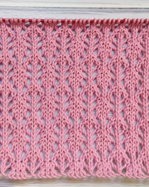 Eyelet, Lace Knit Stitches - Free Knitting Patterns