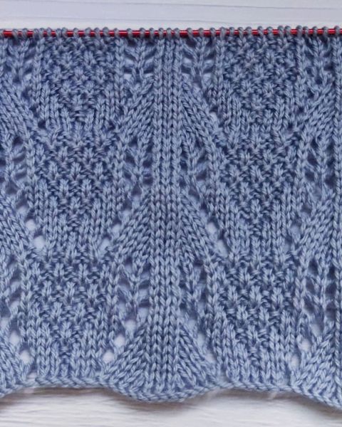 Eyelet, Lace Knit Stitches - Free Knitting Patterns