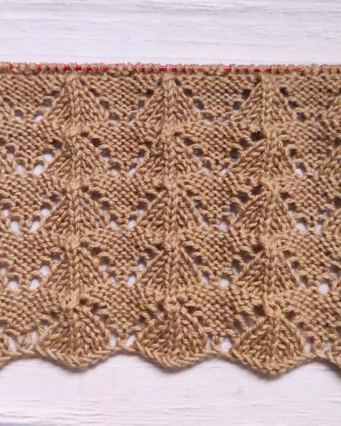 Eyelet, Lace Knit Stitches - Free Knitting Patterns