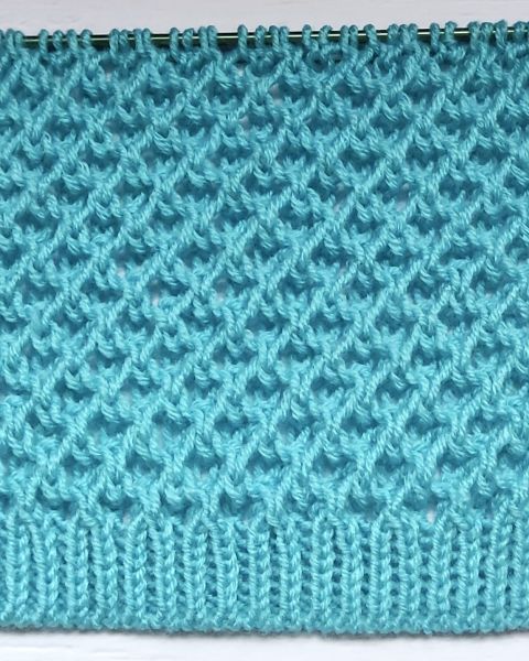 Eyelet, Lace Knit Stitches - Free Knitting Patterns